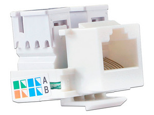 Jack Enson ENS-JC5WH, RJ-45 Cat5e. Color Blanco.