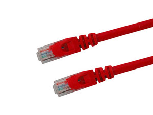 Cable de Red Enson PRO-II P6009R, RJ45 Cat6, longitud 0.9m. Color Rojo.