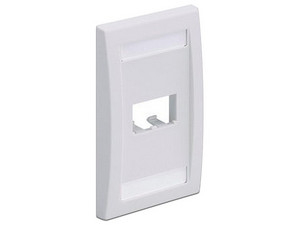 Tapa para Caja Montaje al ras PANDUIT CFPE2WHY de 2 salidas. Color Blanco.