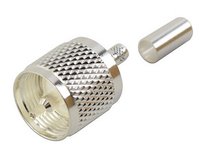 Conector UHF Macho RF Industries RFU-505-ST de Anillo plegable para ...