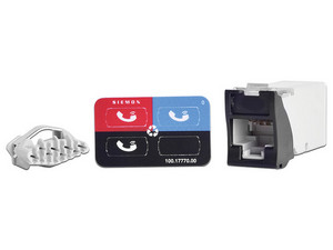 Jack RJ-45 SIEMON Z-MAX UTP Categoría 6, Montaje híbrido en Placa de ...