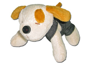 Cámara Web Genius Look 312P, USB, en forma de perro de Peluche.