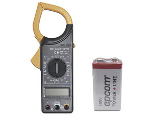 Multímetro Digital tipo Pinza Precision DT266, Pantalla LCD de 3.5 ...