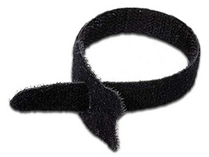 Cinchos de Velcro STEREN 400-150, 10 piezas. Color Negro. | pcel.com