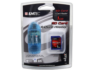 Kit de Lector de tarjetas Emtec SD/SDHC/MMC/RS-MMC, USB, Incluye ...