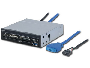 Lector de Memorias Flash Manhattan 34 en 1, USB 3.0.