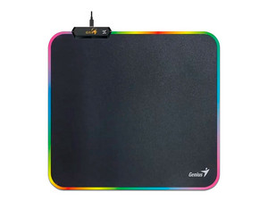 Mouse Pad Gamer Genius GX-PAD 260S RGB, Tamaño S, USB. Color Negro.