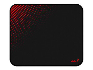 Mouse Pad Genius G-Pad 230S, Tamaño L, 23 x 19 cm. Color Negro/Rojo.