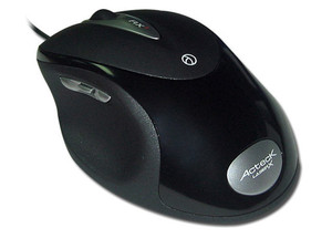 Mouse Acteck Láser Profesional, USB y PS/2. Color Negro