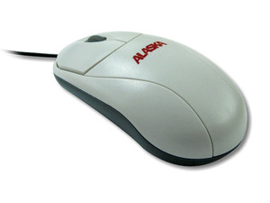Mouse Óptico Alaska con scroll, PS/2.