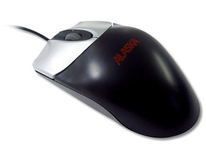 Mouse Alaska PS/2 con Scroll, Color Negro