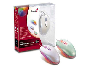 Mouse Óptico Genius NetScroll Traveler iRIS, Cambia de Color al azar, 2 ...