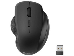 Mouse Inalámbrico Ergonómico Steren COM-5830, hasta 1200 DPI, Receptor ...