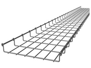 Charola tipo Malla Charofil CH-54-300EZ, 54/300 mm, Acabado Electro Zinc, hasta 258 cables Cat6 ...