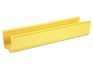Canaleta Panduit FiberRunner 4X4 de 1.8 m, PVC Rígido. Color Amarillo.