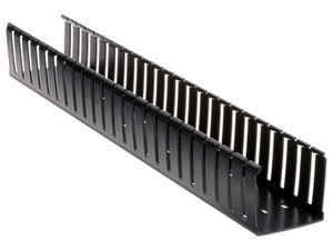 Canaleta Ranurada Panduit G3X3BL6 de PVC sin Tapa, 1.8m de Largo, Color ...