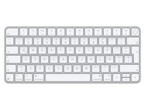 Teclado Apple Magic Keyboard Touch ID, Bluetooth, Color Blanco.