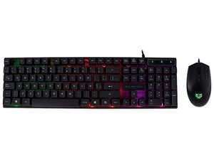 Kit Teclado y Mouse Gaming Balam Rush Vortex con iluminación LED, USB ...