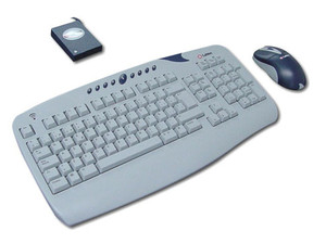Teclado y Mouse Logitech Labtec Inalambrico en Español