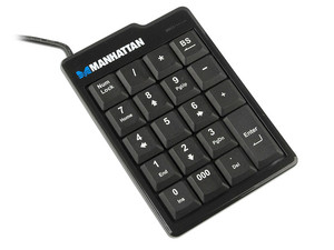 Teclado Numérico Manhattan Ultra Slim, USB.