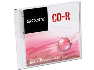 CD-R SONY de 700MB, 80Min., 48x, 1 pieza