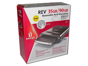 Disco Removible Iomega Externo, REV 35GB/90GB, USB 2.0