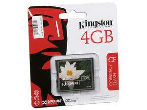 Memoria Kingston Compact Flash de 4GB