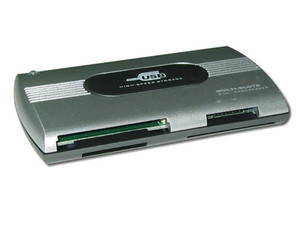 Card Reader Unidad 8 en 1, Lee y Graba en memorias Flash, USB 2, Externo.