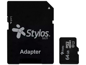Memoria Stylos STMSDA3B MicroSD de 64GB. Incluye Adaptador SD.