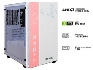 PC Gamer Powerbit BYTE VIII PINK: Procesador AMD Ryzen 5 5500 (hasta 4. ...