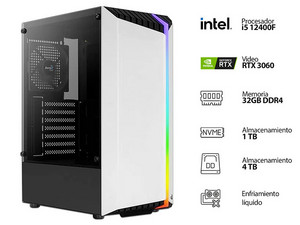PC Gamer Powerbit BYTE XXVI WHITE: Procesador Intel Core i5 12400F ...