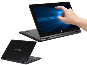 Laptop TechPad XTAB FLEX 11: Procesador Intel Atom Z3735F (hasta 1.83 GHz), Memoria de 2GB ...
