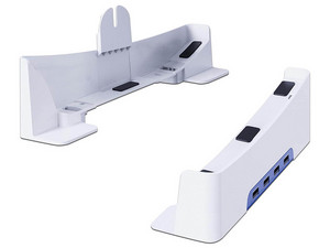 Soporte horizontal 4Gamers SP-SHS-4G, Modo Horizontal, Compatible con PlayStation 5 Slim, Color ...