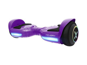 Hoverboard Eléctrico Hover-1 Rocket, Con iluminación LED. Color Púrpura.