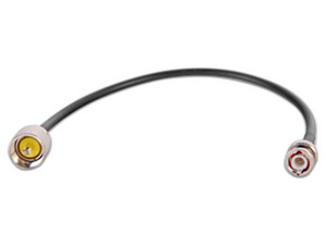 Cable coaxial EPCOM SBNC-58U-UHF-30, Fabricado con cable RG-58U-SYS, Conector BNC a UHF, 30 cm.