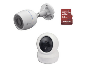 Kit de Cámaras EZVIZ C6N-CSH3C/KM1, Incluye 1 Cámara IP C6N de 2MP, 1 ...