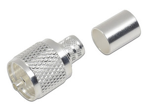 Conector UHF macho (PL-259) de anillo plegable para RG-8, BELDEN 8237 ...