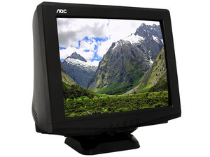 Monitor AOC de 17 Pulgadas, Color Negro