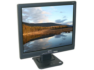 Monitor LCD Acer AL1717 de 17 Pulg., Bocinas Integradas . Color Negro