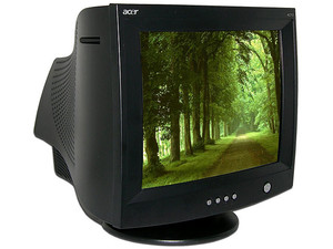 Monitor Acer AC713 CRT de 17 Pulg. Color Negro