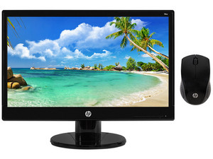 Monitor LED HP 19KA de 18.5", Resolución 1366 x 768, 7 ms. Incluye ...