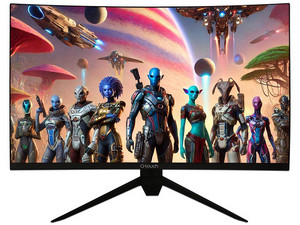 Monitor Gaming Curvo QTOUCH QG-2400 de 24", Resolución de 1920 x 1080p ...