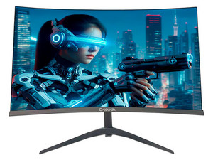 Monitor Curvo Gamer Q-Touch QT-G24C de 24", Resolución 1920 x 1080 ...