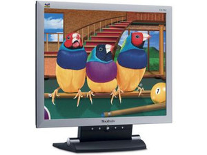 Monitor LCD ViewSonic VA702 de 17Pulg. Color Negro/Plata