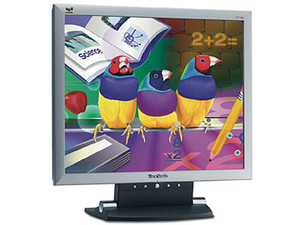 Monitor LCD ViewSonic de 17 Pulg. Modelo VE710S, Color Plata / Negro.
