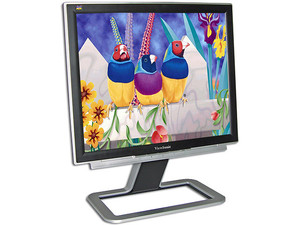 Monitor LCD XTREME ViewSonic VX724 de 17 Pulg. Color Negro/Plata