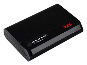 Mini No-Break SKE POE-230-LTP de 17W, PoE, USB-C, LAN RJ-45. Color Negro.