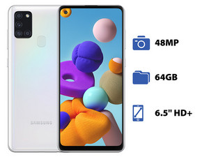 Smartphone Samsung Galaxy A21S: Procesador Octa Core (2.0 GHz), Memoria ...
