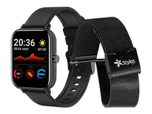 Smartwatch Stylos SW2 con Pantalla LED Multi-Touch de 1.69", Bluetooth ...