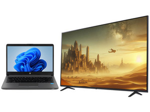 Combo de Televisión LG AI ThinQ LED Smart TV de 55", Ultra HD 4K y Laptop HP 240 G9: Procesador ...